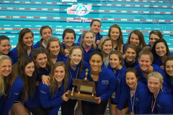 Just kept swimming: swimmers & divers take State runner-up – Marian ...